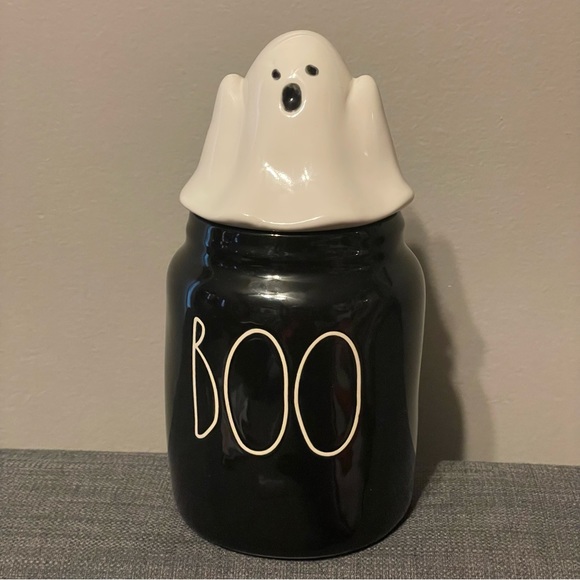 Rae Dunn | Holiday | Rae Dunn Halloween Boo Ghost Canister Candy Jar ...